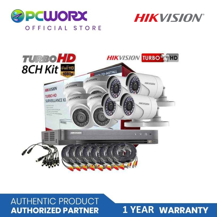 Hikvision TVI-8CH4D4B-2MP Eco 2MP 8CH HDTVI Combo Kit | CCTV Camera ...