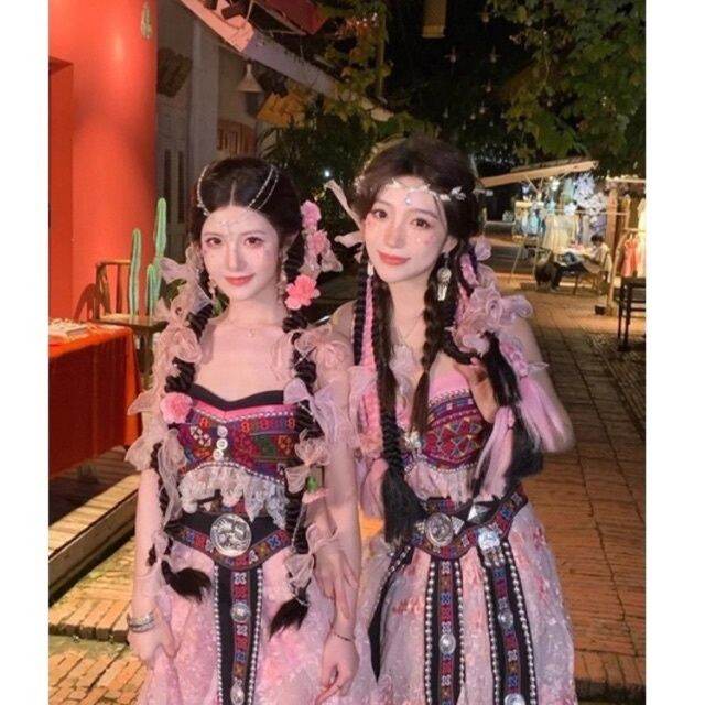 [ Sản phẩm mẫu không bán] Trang phục Miêu cương dân tộc Miêu | Lazada.vn