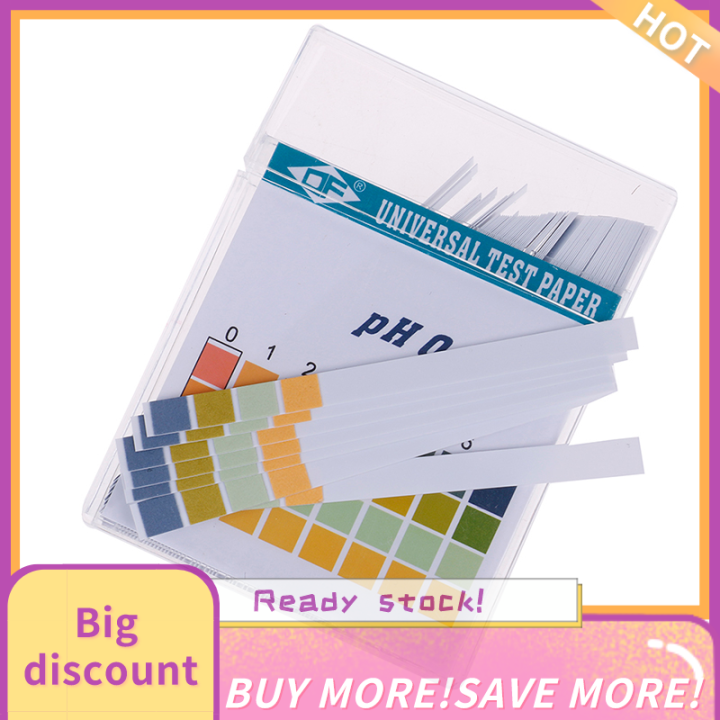 💖【Lowest price】LANG 100Pcs 0-14 PH Test Strips Litmus Paper Universal ...