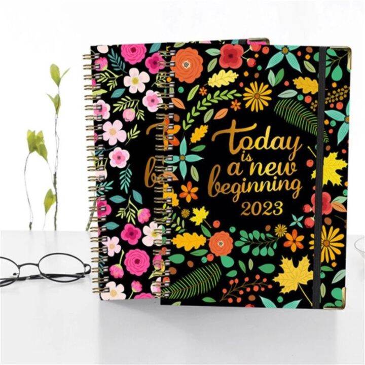 WENGYU School Wedding Student Agenda Time Management Weekly Planner Notebook Daily Calendar 2023 ...
