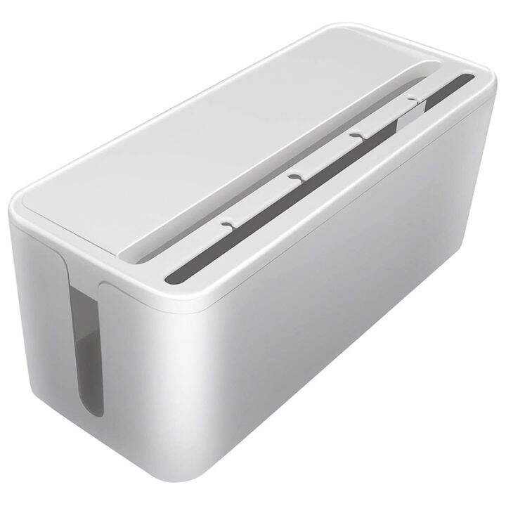 Cable Management Box, ABS Cable Organizer Cord Hider Box, Computer ...