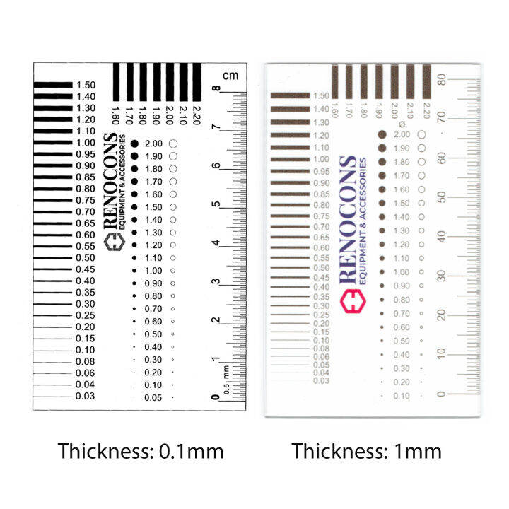 Concrete Crack Width Gauge Crack Width Gauge Inspection Tool Crack Line ...