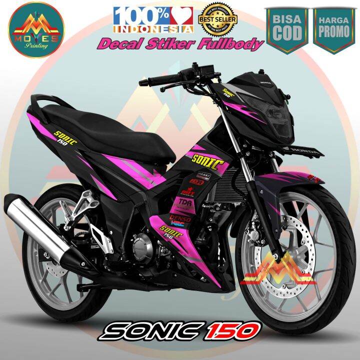 bisa cod. stiker honda sonic decal stiker honda sonic full body stiker ...