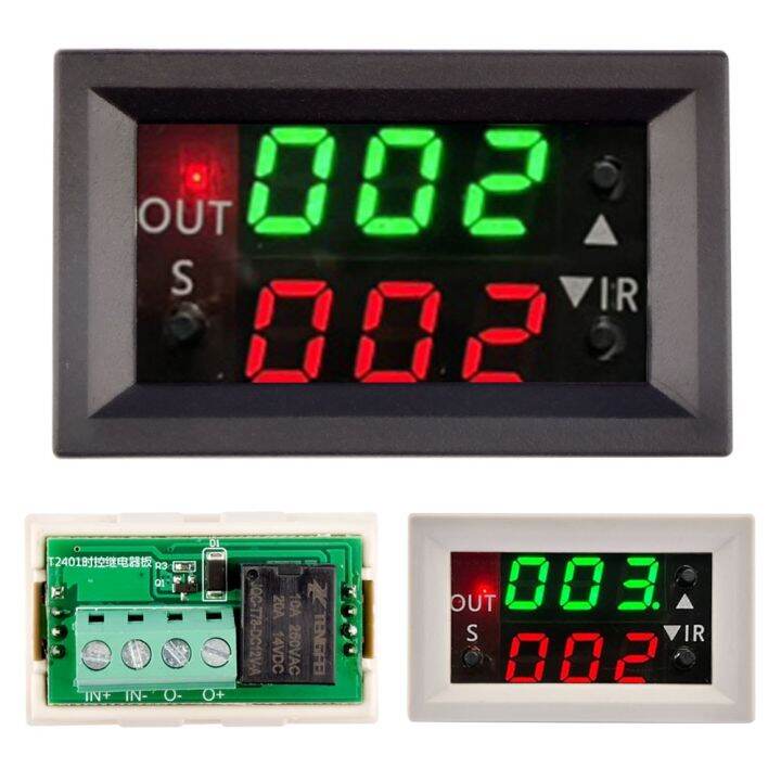 Timer Relay 12v Delay Time Relay 12 Volt Relay Dual Display Cycle Timer