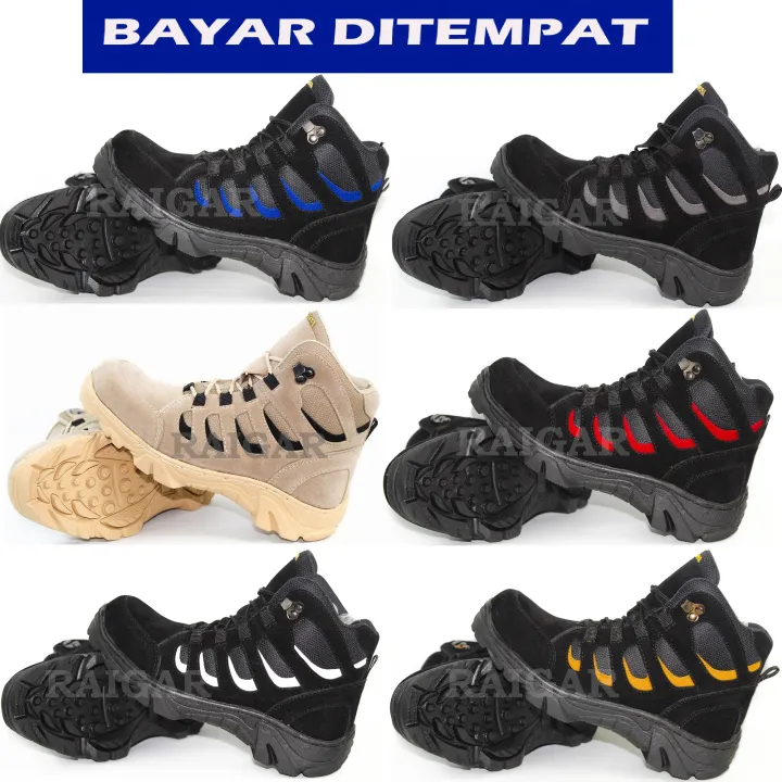 Raigar Sepatu Hiking Pria Dewasa Outdoor Mendaki Gunung Cowok Camping ...