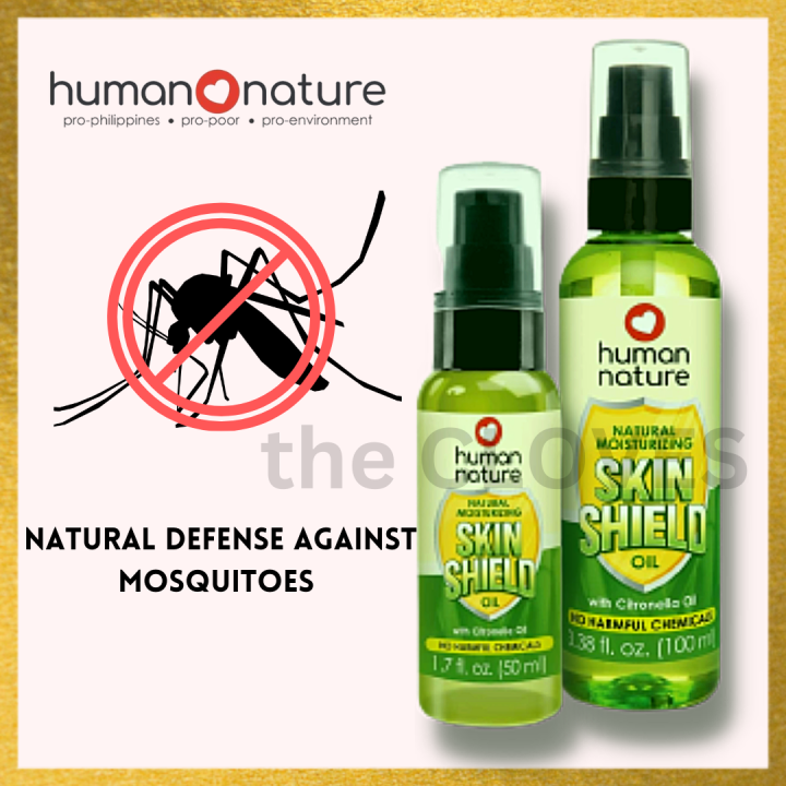 Human Nature Skin Shield Oil Insect and Bug Repellent DEET-free | Lazada PH