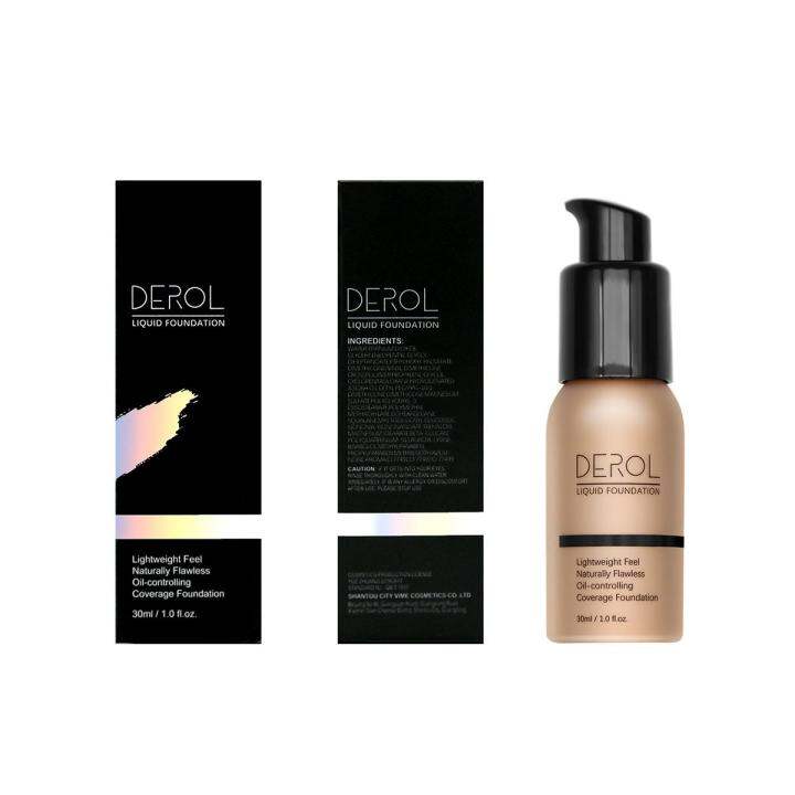 Derol Lightweight Natural Flawless Oil control Medium Coverage Liquid ...