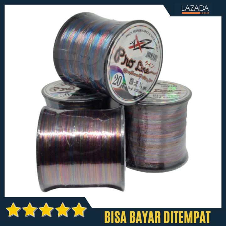 Promo Senar Proline Warna Mambo Multicolour Panjang Hingga Ribuan Meter ...