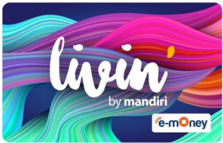 EMONEY LIVIN MANDIRI KARTU E-TOLL DARI BANK MANDIRI | Lazada Indonesia