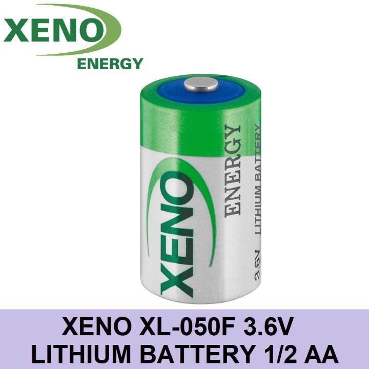Xeno XL-050F Lithium Battery 1/2 AA 3.6V 1200mAh Primary Lithium 1/2AA ...