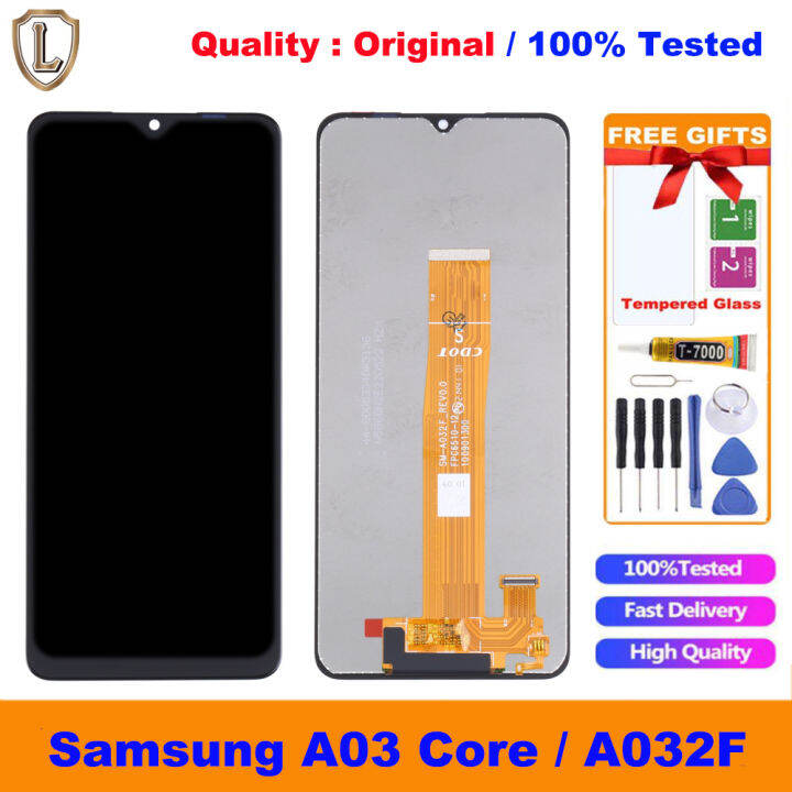 100% Tested Original For Samsung Galaxy A03 Core LCD Display ...