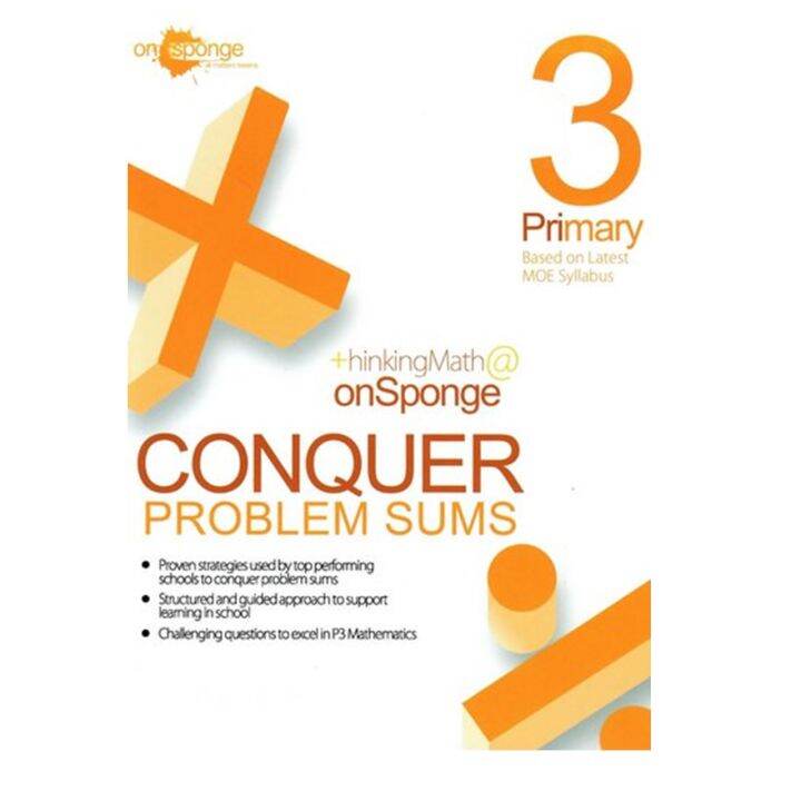 P3 THINKING MATH-CONQUER PROBLEM SUM | Lazada Singapore