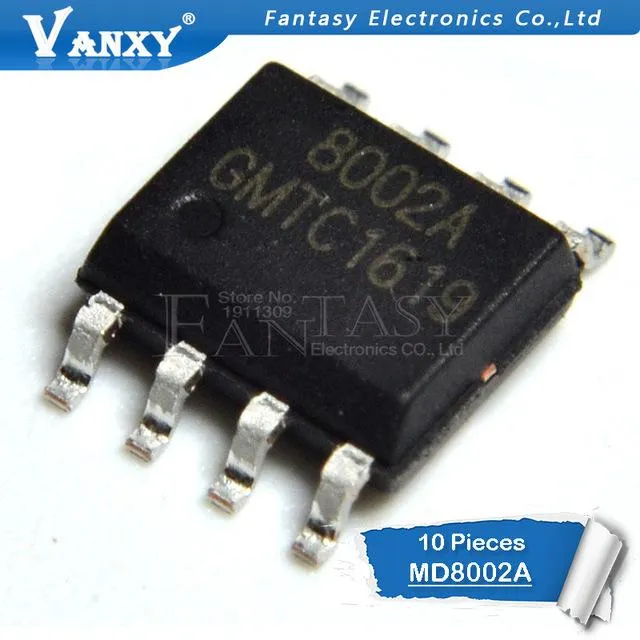 10PCS MD8002A SOP8 MD8002 SOP 8002A SMD SOP-8 8002ใหม่และต้นฉบับ IC ...