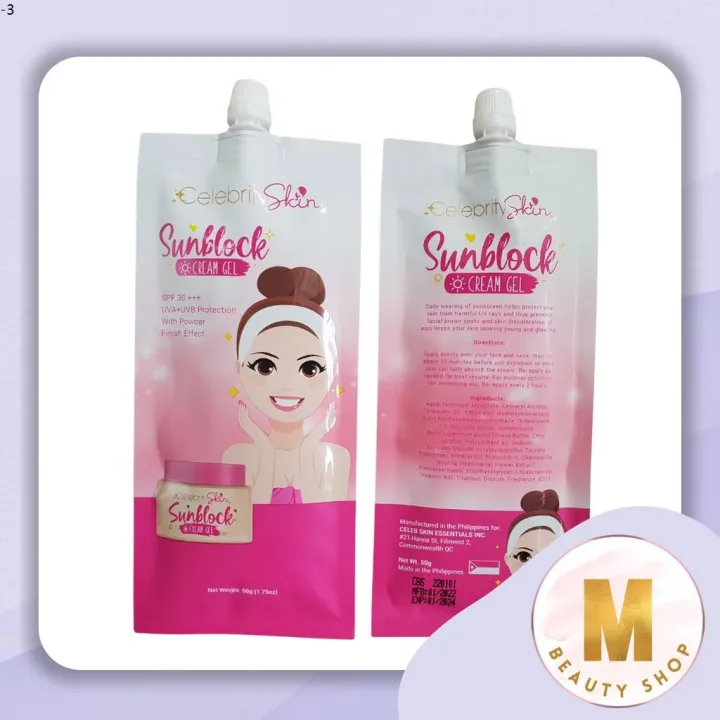 CELEBRITY SKIN SUNBLOCK CREAM GEL SPF30 50G (BIG POUCH) | Lazada PH