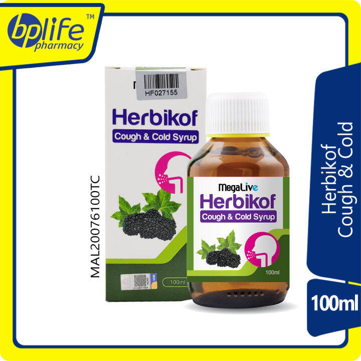 MegaLive Herbikof Cough & Cold Syrup 100ml | Lazada