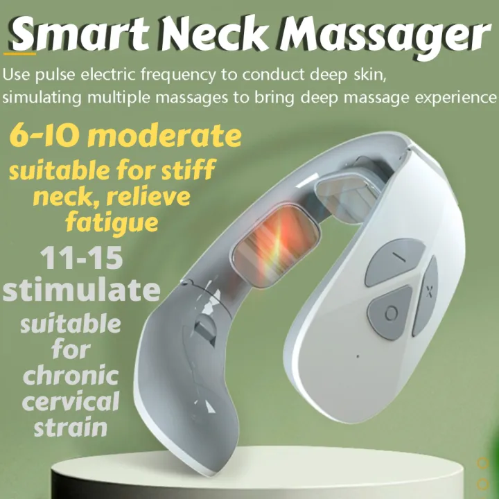 Smart Neck Massager Tens Low Frequency Pulse Massage For Neck Cervical