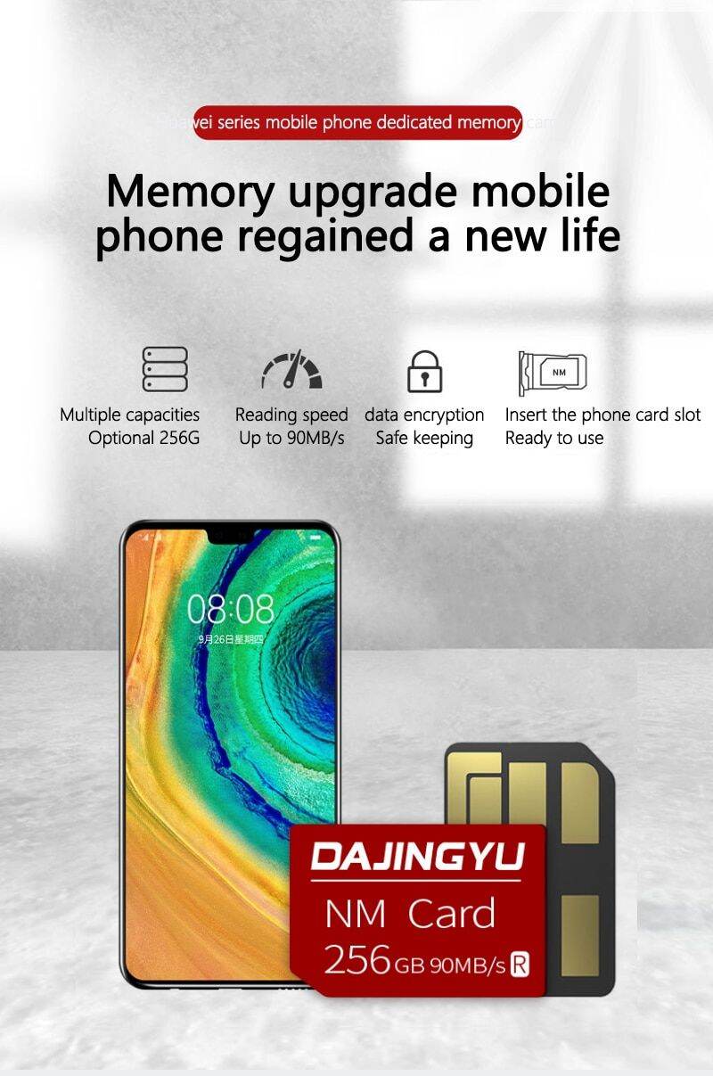 การ์ด UTHAI C63 NM การ์ดความจำนาโน128GB สำหรับ Huawei Mate20 Mate30 X Pro P30 P40 Pro Series ...