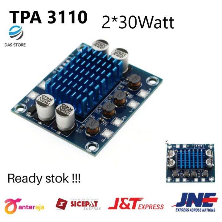 TPA 3110 TPA3110 XH-A232 30W+30W 2.0 digital audio power amplifier board | Lazada Indonesia