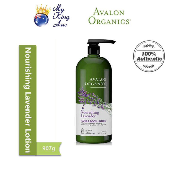 Avalon Organics Nourishing Lavender Hand & Body Lotion 907g ...