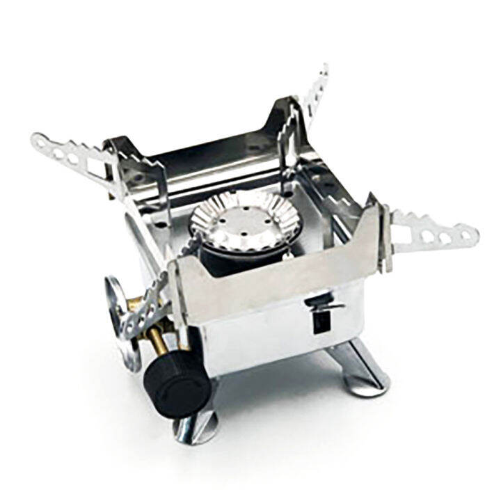 Mini Foldable Stove Stainless Steel Integrated Burner with Ignition ...