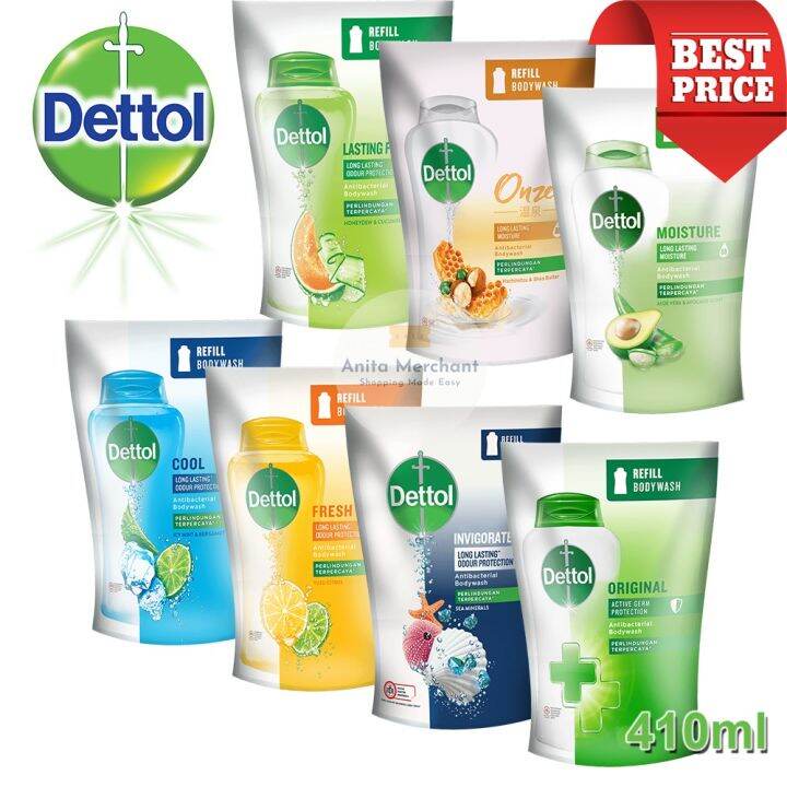 Dettol Body Wash 410G Sabun Mandi Cair Anti Bakteri | Lazada Indonesia