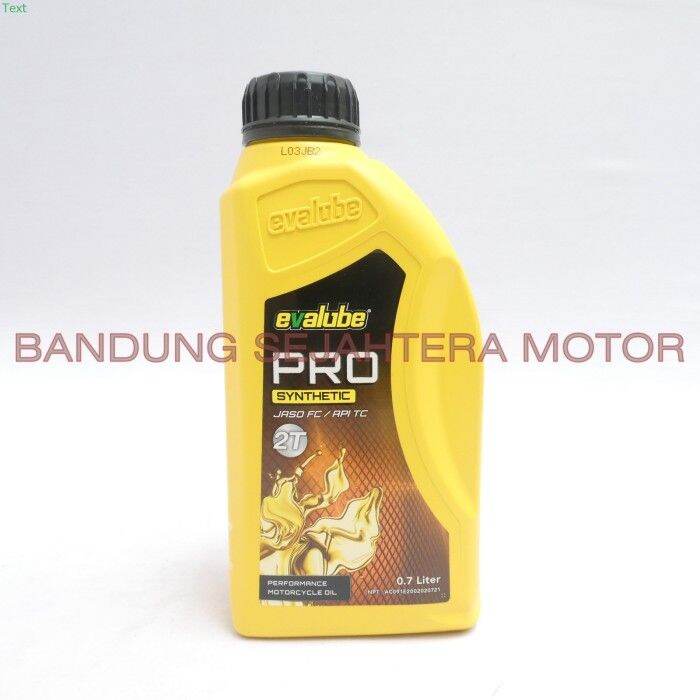 Oli Evalube 2T Prosynthetic Oli Mesin Motor Honda Yamaha 0.7L onderdil ...