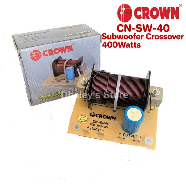 HOT . miha60 Original Crown CN-SW40 Subwoofer Crossover 400watts ...