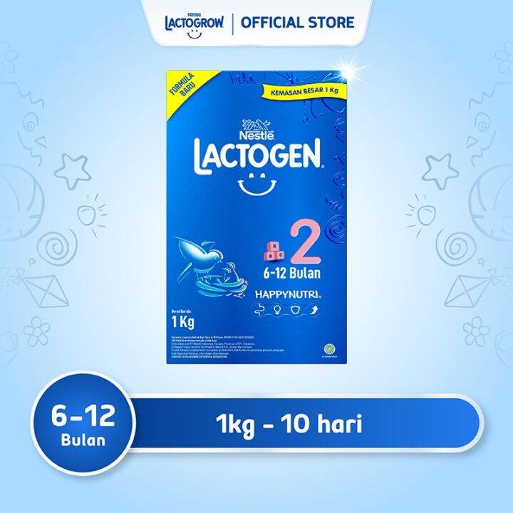 Nestle Lactogen 2 Susu Formula 6-12 Bulan Box 1 kg | Lazada Indonesia