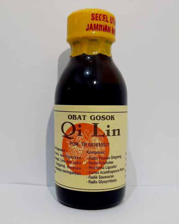 OBAT GOSOK QILIN arak gosok untuk patah tulang - keseleo dan bengkak ...