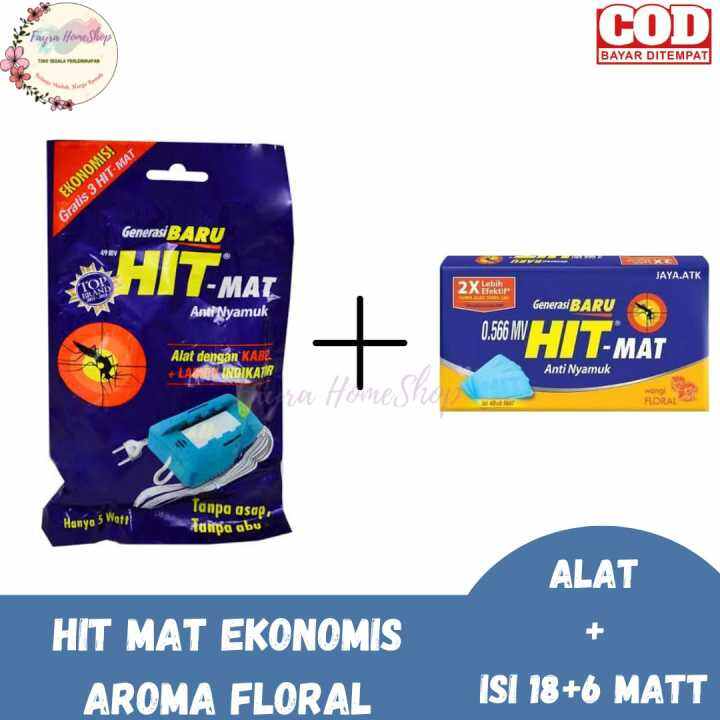 HIT MATT Elektrik Alat + Refill 18+6 Kemasan Ekonomis | Lazada Indonesia
