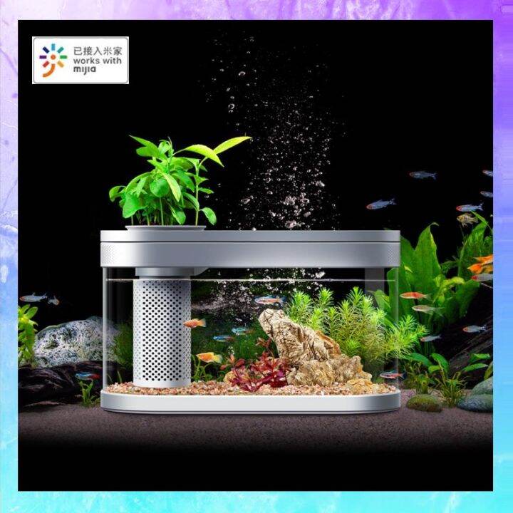 Geometry Amphibious Eco Fish Tank Pro Automatic Timing Feeding Wifi ...