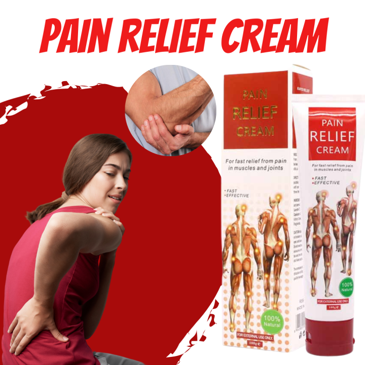 Fast & Effective PAIN RELIEF CREAM - for fast relief from pain in ...