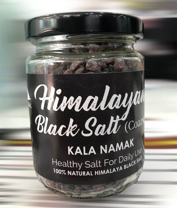 100% Pure Black Salt (Kala Namak) - Garam Hitam Kasar | Lazada