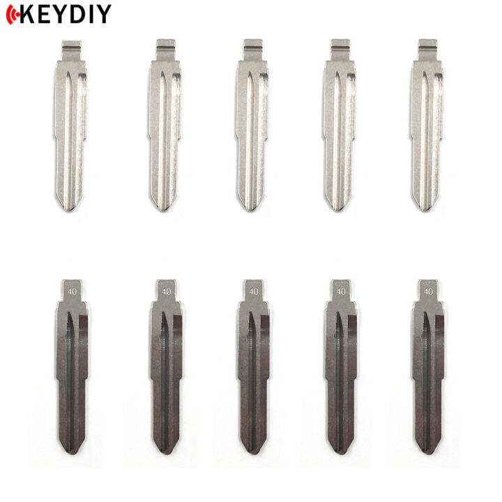 KEYDIY 10 Pcs/Lot Metal Blank Uncut Flip KEYDIY KD/VVDI Remote Key ...