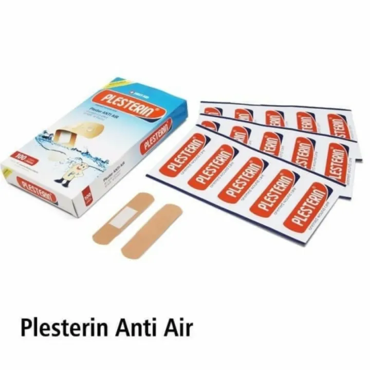 Plesterin Anti Air Transparan Isi box 100pcs Onemed Plesterin/box ...