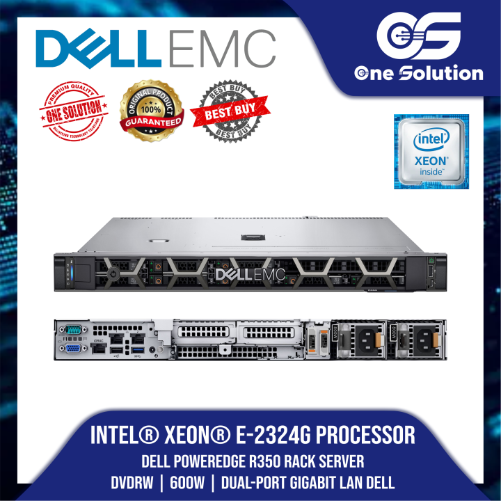 Intel® Xeon® E-2324G Processor | Dell PowerEdge R350 Rack Server | 8GB ...