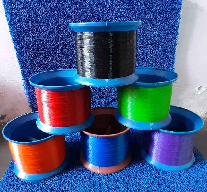 Gulungan/bladu Senar/Benang/Kenur/sulur Pengulur Layangan 0.40 (kecil ...