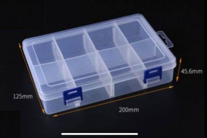 Transparent Storage Box 8 Grid | Lazada