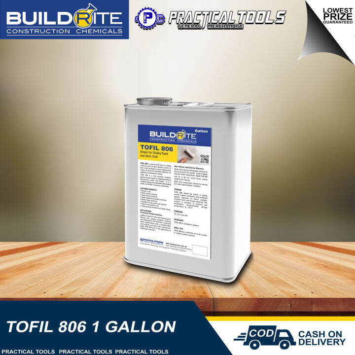 BUILDRITE TOFIL 806 ADHESIVE GALLON | Lazada PH