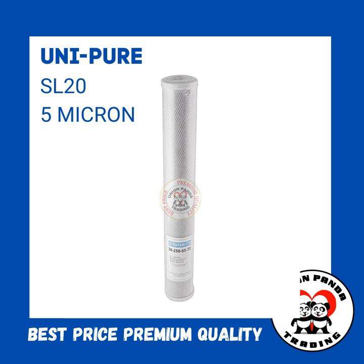 UNI-PURE 20SL Carbon Block Filter Coconut Activated Carbon Filtration ...