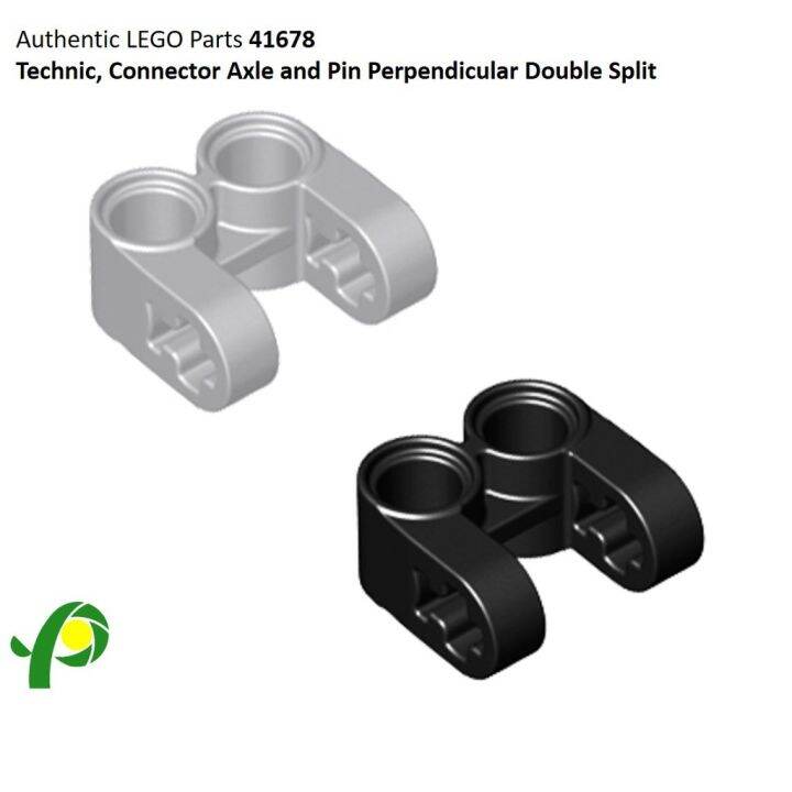 LEGO Parts 41678 Technic Connector Axle and Pin Perpendicular Double ...