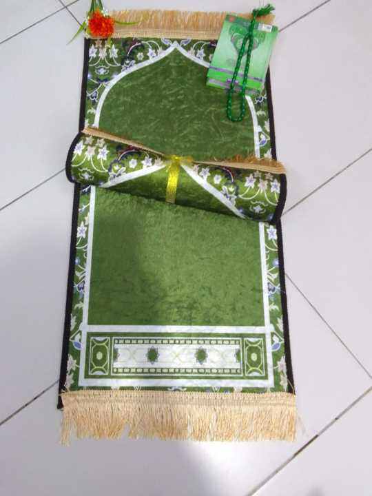 Sejadah Viral 3D Size Mini Kecil Anti-Slip Sajadah Baldu Velvet Anti ...