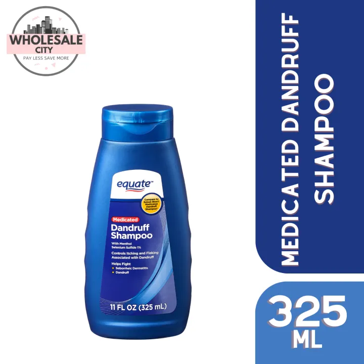 Equate Medicated Dandruff Shampoo with Selenium sulfide 1% (11oz) 325ml ... Equate Medicated Dandruff Shampoo with Selenium sulfide 1% (11oz) 325ml ...