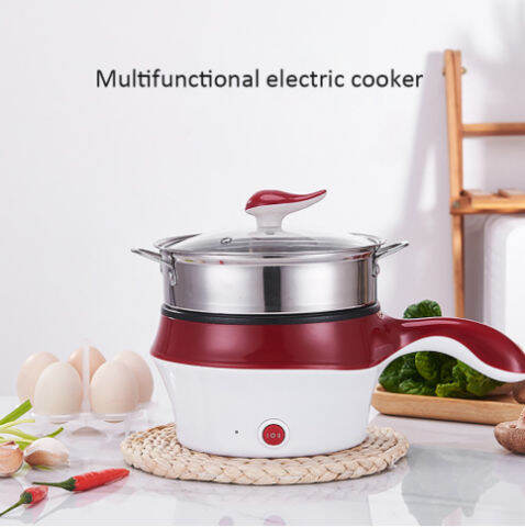 Multi-function Electric Frying Pans 18cm (RED) 1.5L multifunctional non ...