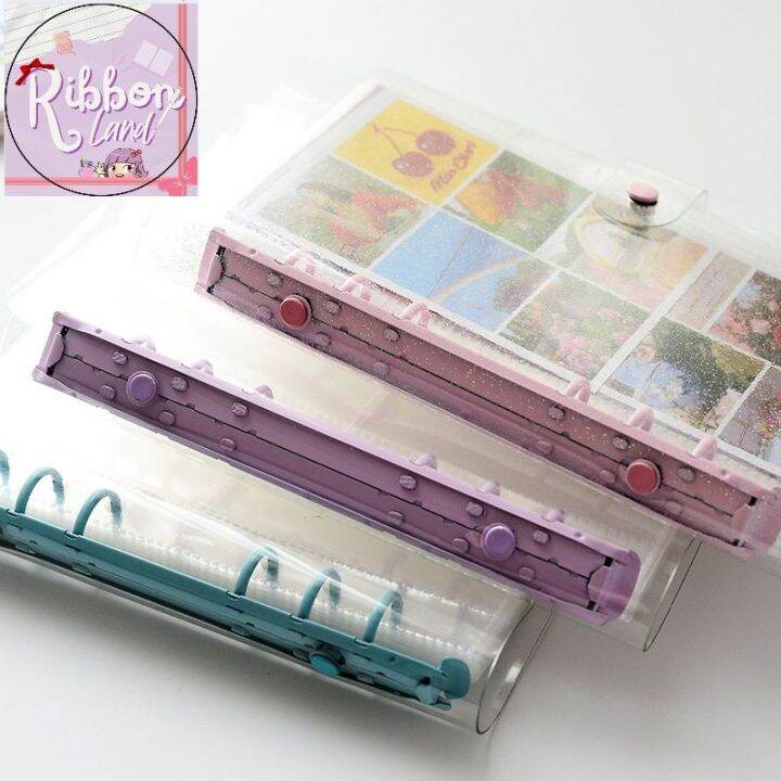 A5 Binder Glittering Transparan Diary Notebook Besi Warna | Lazada ...