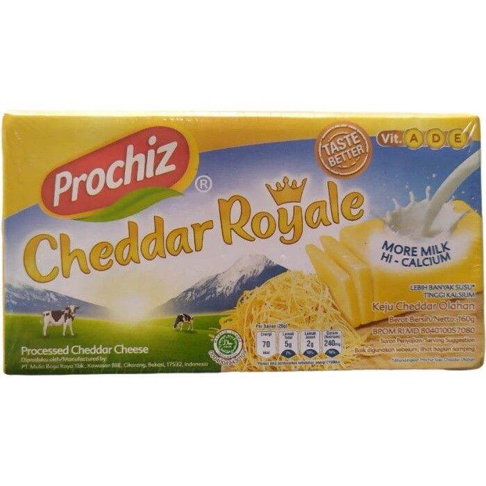 Keju PROCHIZ Cheddar Royale 160 gr | Lazada Indonesia