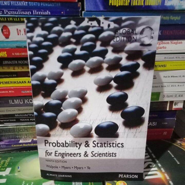 Buku Probability & and Statistics for Engineers & and Scientists 9th 9e 9 ninth edition by ...
