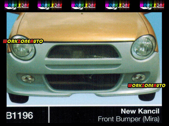 B1196 Perodua New Kancil Fiber Front Bumper (Mira) Body kit Bodykit ...
