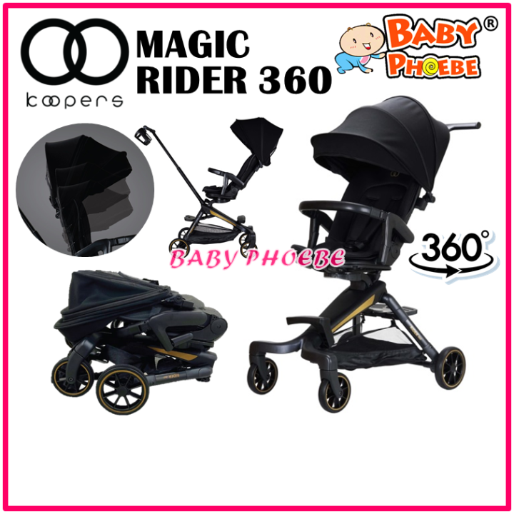 Koopers Magic Rider 360 Stroller - Two Way Facing 360 Rotation Seat ...