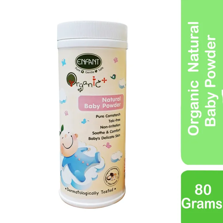 Enfant Natural Baby Powder - Cornstarch 80 gramstnM | Lazada PH